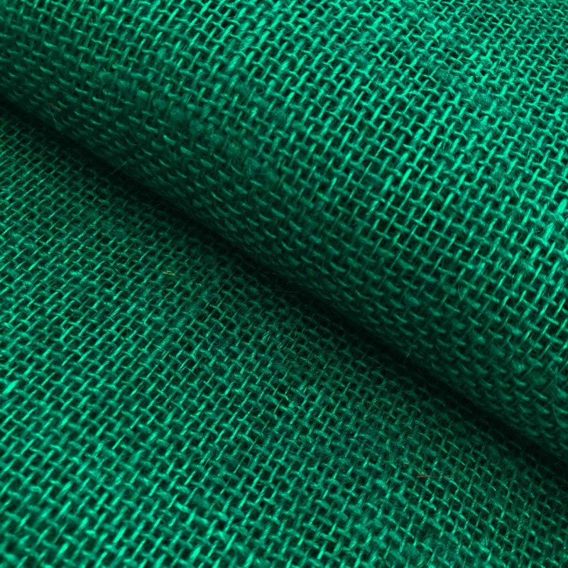 Juta Colorida Lisa - 1,00m largura - 100% Juta - Verde bandeira - JLM ...