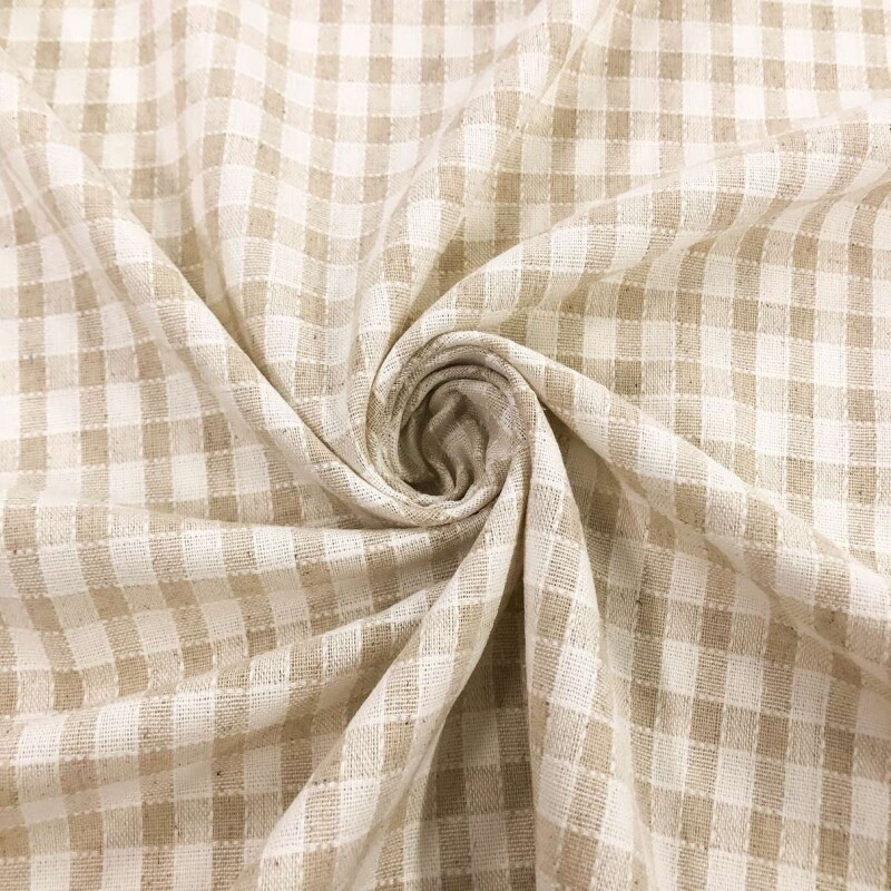 Linho Cru Maquinetado 40% Algodão 20% Linho 20% Viscose 20% Poliéster 1 ...