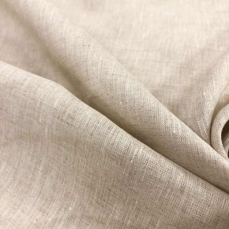 Linho Puro 100% Linho 1,40m Largura - Natural - JLM TECIDOS