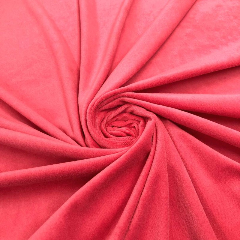 Plush Liso 100% Poliéster 1,60m Largura - Rosa chiclets - JLM TECIDOS